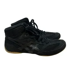 Asics | Shoes | Asics Matflex Wrestling Shoes Black Gum J36n Mens 8 ...